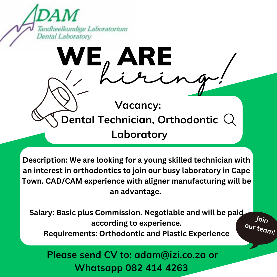Laboratory Vacancies: Orthodontics Dental Laboratory in Cape Town ...